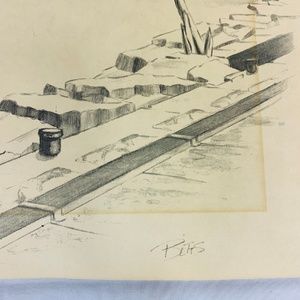 Vintage | Wall Decor | 5s Seashore Nautical Shipyard Ship Print | Poshmark